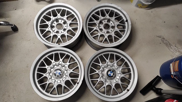 BMW E34 E39 E28 STYLE 29 CROSS SPOKE OEM ALLOY RIMS WHEELS 16" 7J 5x120 ...