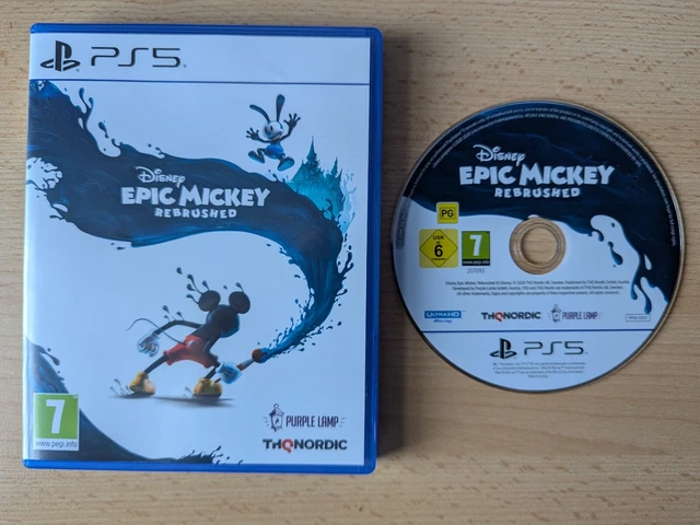 DISNEY EPIC MICKEY: Rebrushed Playstation 5 Console Video Game PS5 £40. ...