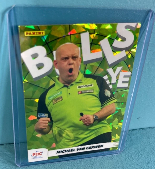 PANINI 2025 PDC Darts WM Trading Card Michael Van Gerwen Bullseye Case ...