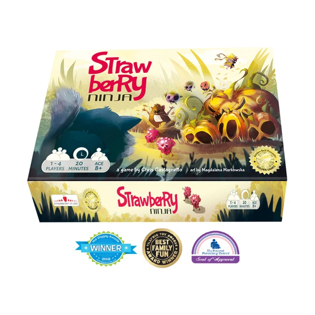 GOLDEN BELL GAMES juego de cartas fresa ninja caja casi nuevo EUR 16,70 ...
