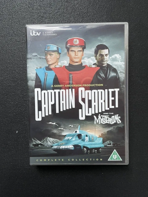 CAPTAIN SCARLET - Complete Collection DVD 6 discs TV Gerry Anderson ...