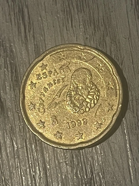 TRÈS RARE PIÈCE de 20 centimes Espagne de 1999 EUR 1,50 - PicClick FR