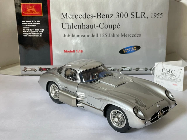 CMC M-088 MERCEDES Benz Slr 1955 Uhlenhaut Coupe Avec Silencieux 1:18 ...