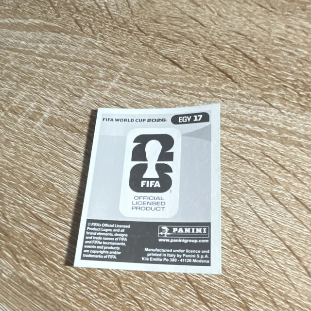 PANINI FIFA WORLD Cup 2026 Sticker EGY 17 Mohamed Salah Liverpool FC ...