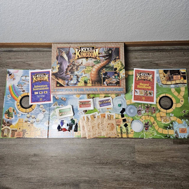 VINTAGE 1992 KEY To The Kingdom Board Game Fantasy Role Play RPG - 99% ...
