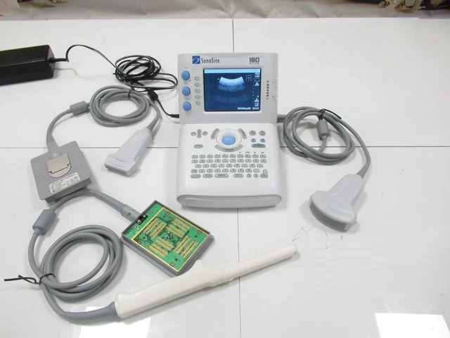 SONOSITE 180 PLUS Portable Ultrasound Scanner Curved+Linear+Intracavity ...