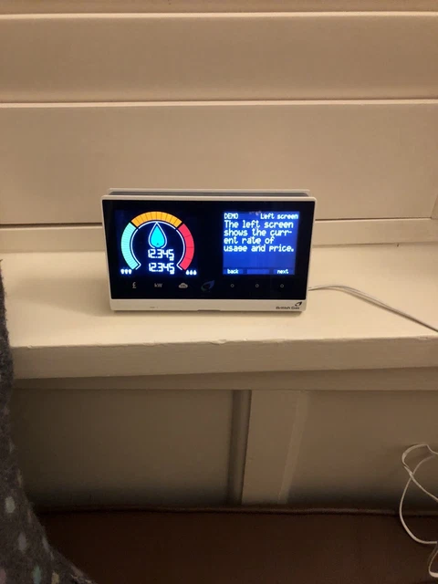 BRITISH GAS GEO Smart Home Energy Dual Fuel Monitor Meter Display ...