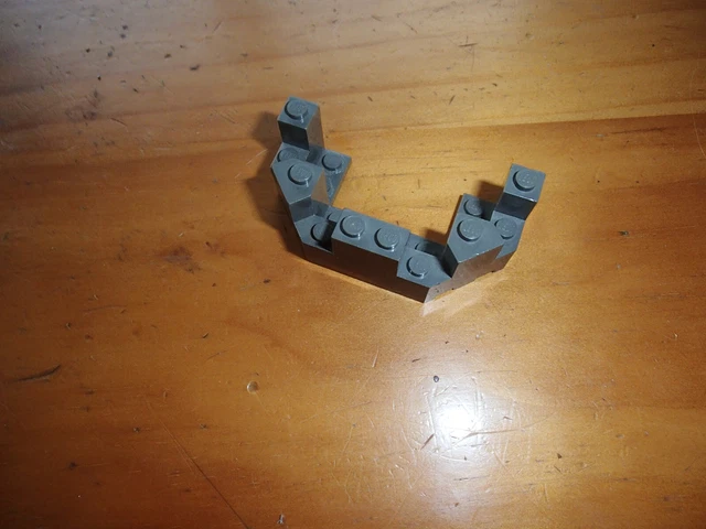 VINTAGE LEGO CASTLE Turret Top 4 x 8 x 2 & 1/3' (6066) DKL GRAY £8.32 ...