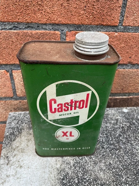VINTAGE OIL CAN, tin, petrol car, castrol xl, £1.75 - PicClick UK
