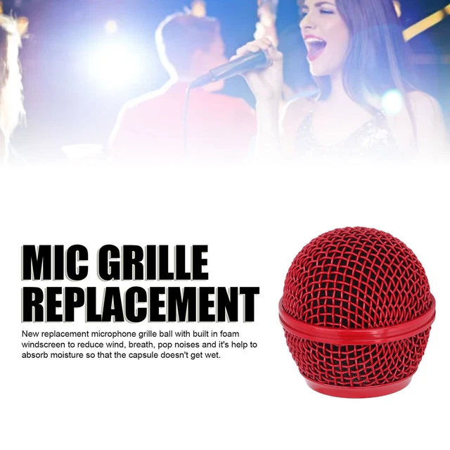 MIC GRILLE REPLACEMENT Mesh Microphone Grille Head for SM58S SM58LC ...