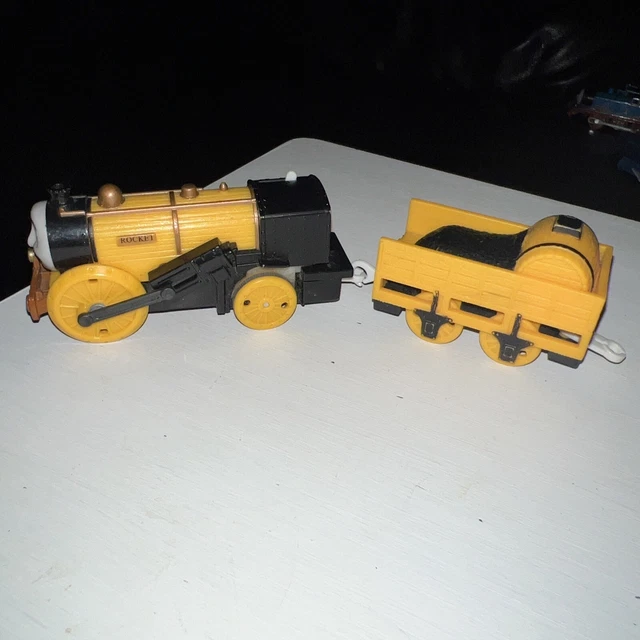 THOMAS THE TANK Engine And Friends Stephen Rocket Trackmaster Train ...