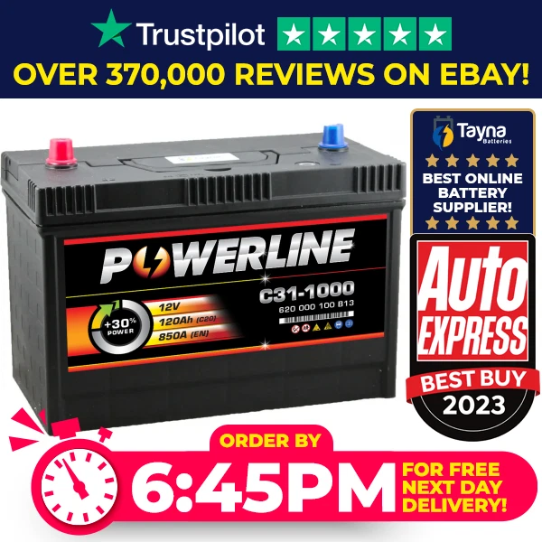 LAND ROVER DISCOVERY 2.5 TD5 Diesel MK II 1998-2004 Battery MF31 C31 ...