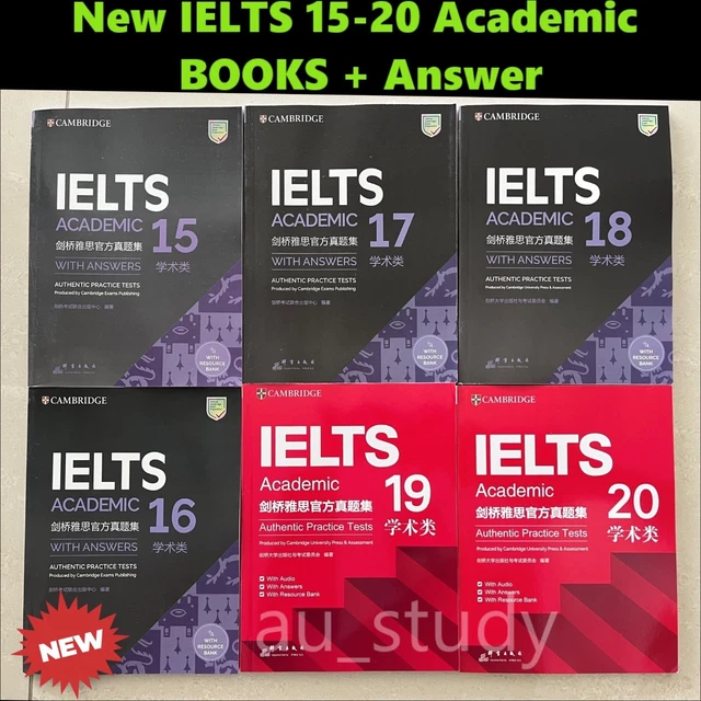 2025 LATEST BRAND NEW Cambridge IELTS 15- 20 Academic TextBook Book+ ...