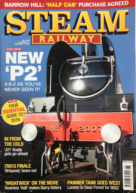 BACK ISSUE: STEAM Railway Magazine: No 488: 2019-01: January. £1.25 ...