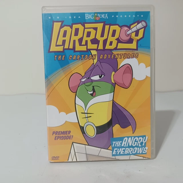 VEGGIETALES LARRYBOY THE Angry Eyebrows DVD Fast Free Postage £6.26 ...