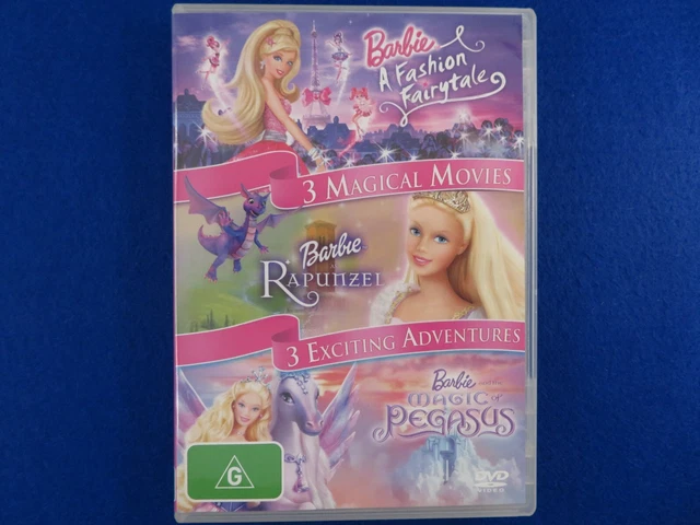 BARBIE A FASHION Fairytale/Barbie As Rapunzel/Barbie And The Magic Of Pegasus £9.20 - PicClick UK