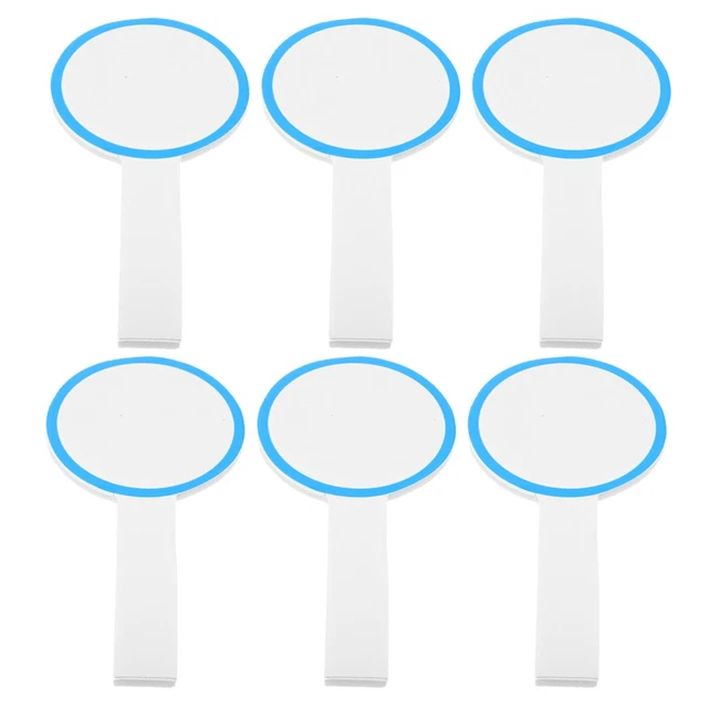6PCS SINGLE SIDE Scoreboards Blank Writable Scoreboards Handheld ...