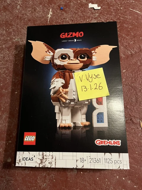 LEGO IDEAS GREMLINS Gizmo 21361 With 1125 Pieces - built once original ...