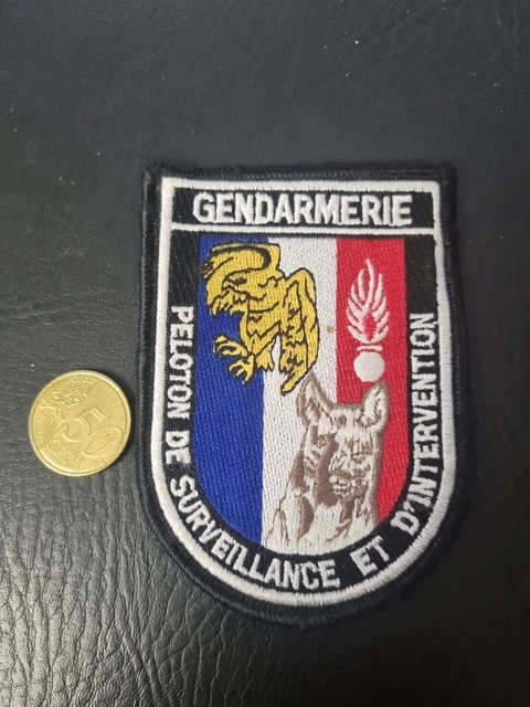 PATCH ÉCUSSON GENDARMERIE tissus Peloton de Surveillance et ...