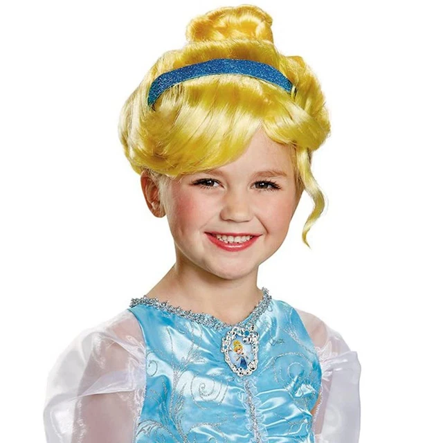NEW DISGUISE DISNEY Princess Cinderella Child Wig Costume Dress Up £12. ...
