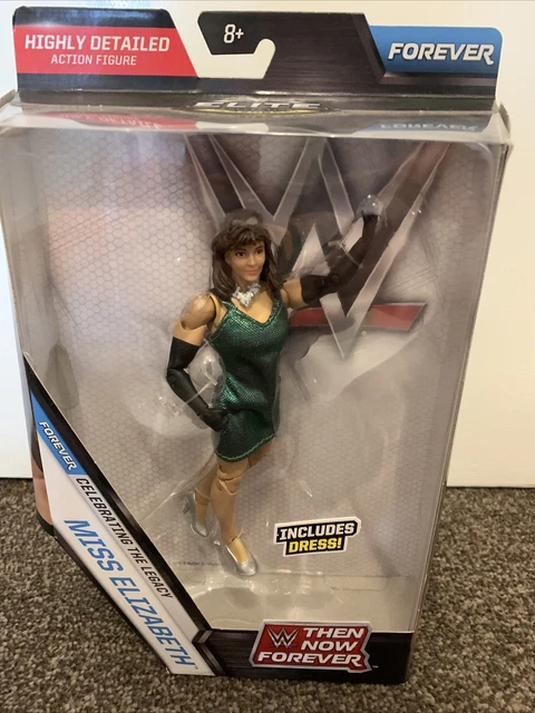 WWE MISS ELIZABETH Elite Then Now Forever Action Figure Mattel £8.50 - PicClick UK