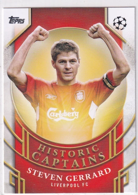 TOPPS CL CLUB Competición 2025 No. HC-9 Steven Gerrard Capitanes ...