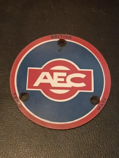 OLD VINTAGE AEC Bus Coach Truck Lorry Commercial Hub Wheel Disk Badge ...