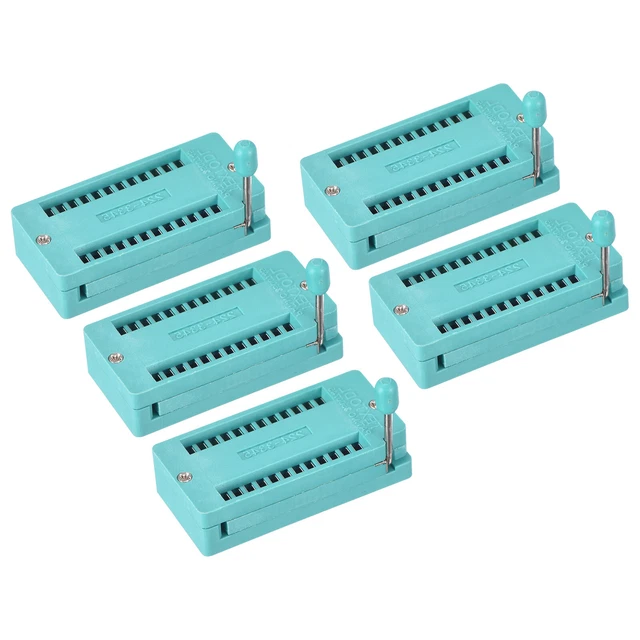 UNIVERSAL IC TEST ZIF Socket 24 Pin 3.0mm Pitch for Microcontroller ...