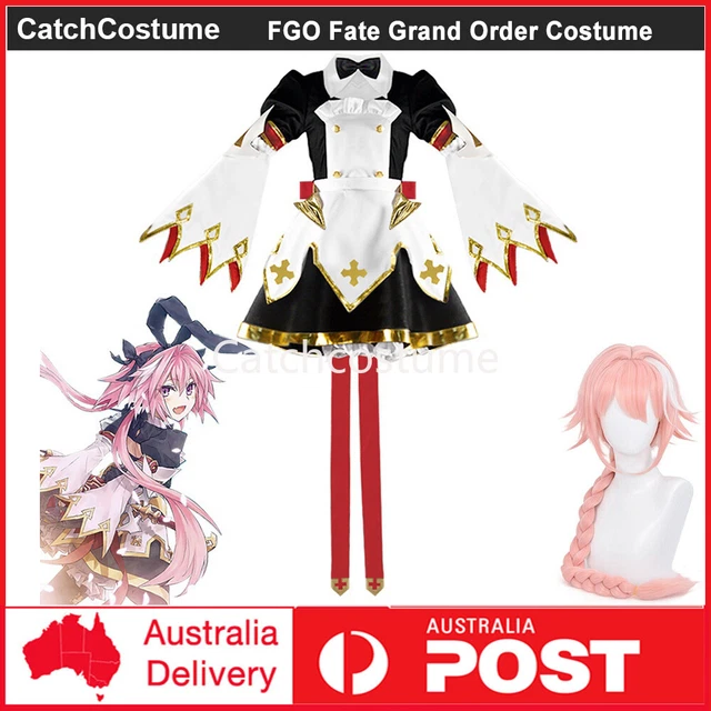 FATE GRAND ORDER FGO Fate Apocrypha Rider Astolfo Cosplay Costume Wig ...