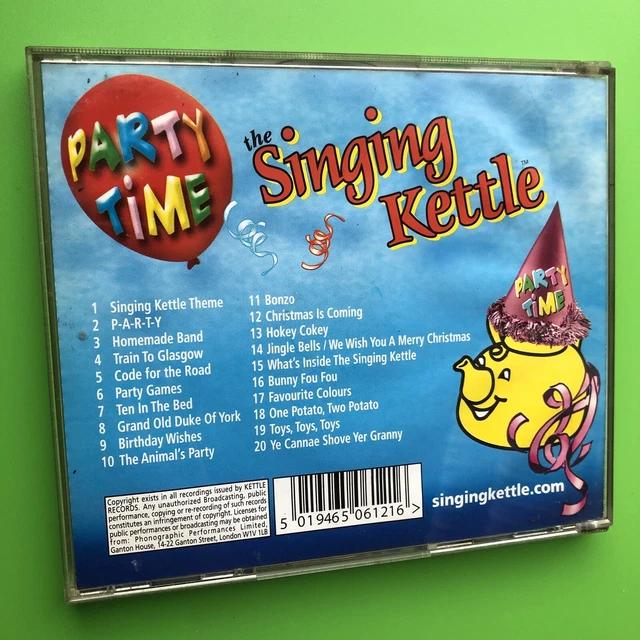 THE SINGING KETTLE PARTY TIME Children's Singalong Show Soundtrack CD ...