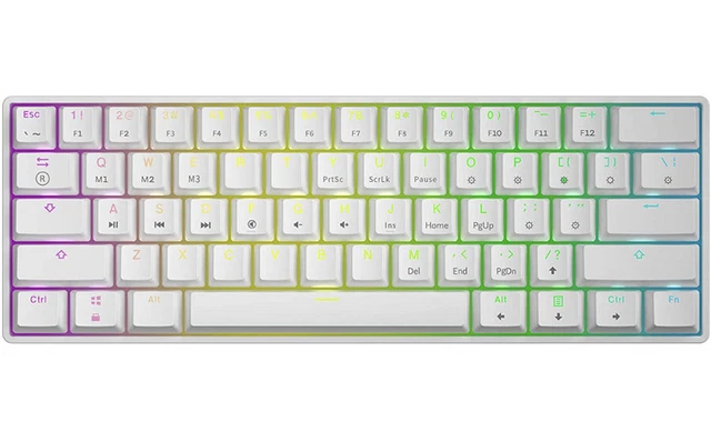 HK GAMING GK61V2 Hot Swappable Mechanical Keyboard 61 Keys Multi Color ...