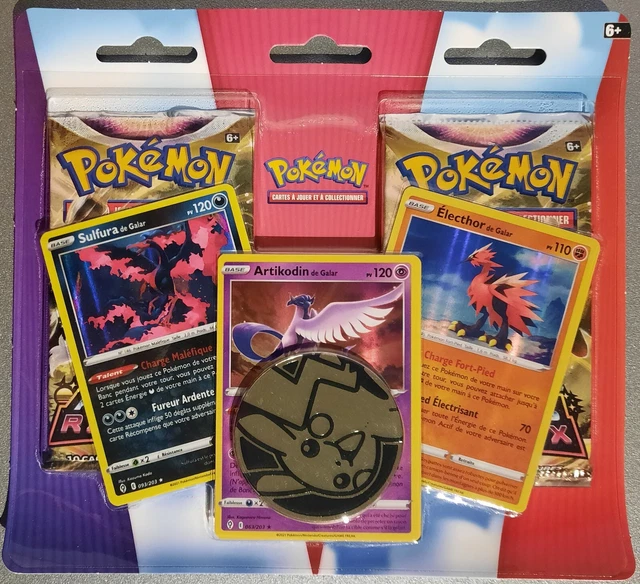 POKEMON DUOPACK EB10 Astres Radieux Artikodin, Electhor, Sulfura Neuf ...