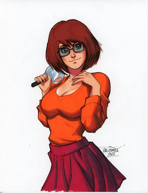 SEXY VELMA SCOOBY Doo Ghostbusters Original art by Scott Dalrymple EUR 22,25 - PicClick DE