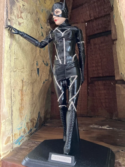 CATWOMAN ACPLAY MICHELLE Pfeiffer no Hot Toys/Sideshow Tim burton ...