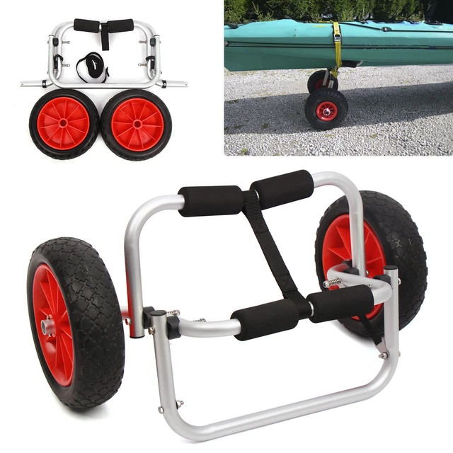 CARRELLO CANOA PIEGHEVOLE vagone surf vagone kayak carrier trolley ...