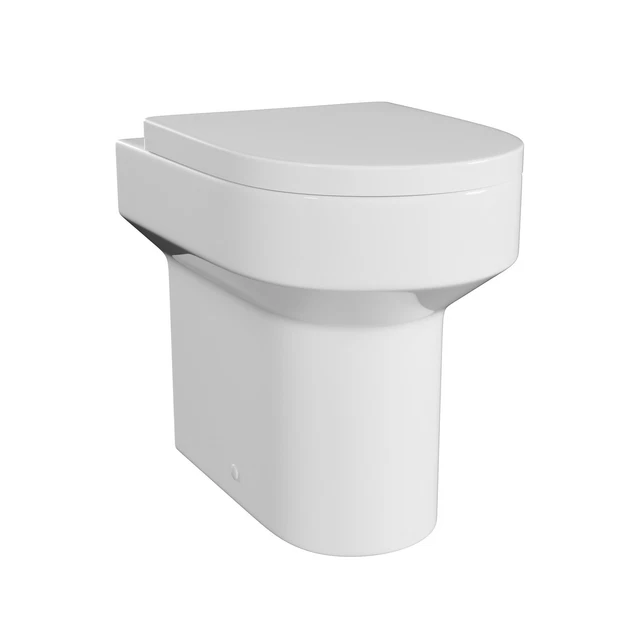 BACK TO WALL Rimless Comfort Height Toilet with Soft Close BUN ...