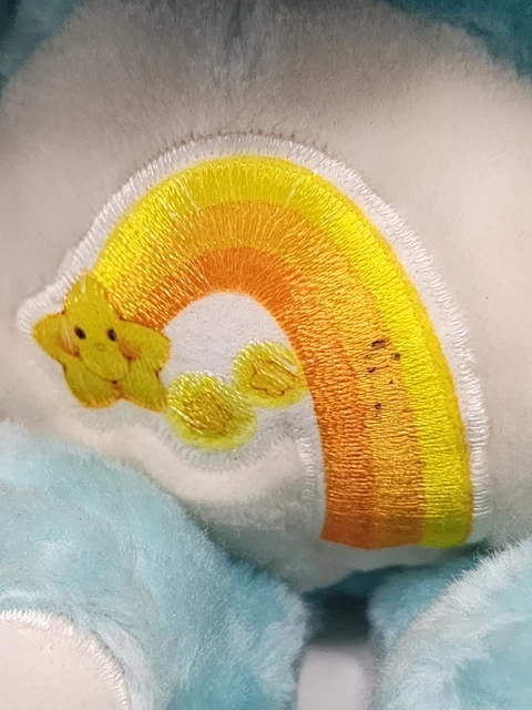 VINTAGE CARE BEARS Wish Bear 13" Plush 1983 Kenner Stuffed Animal ...