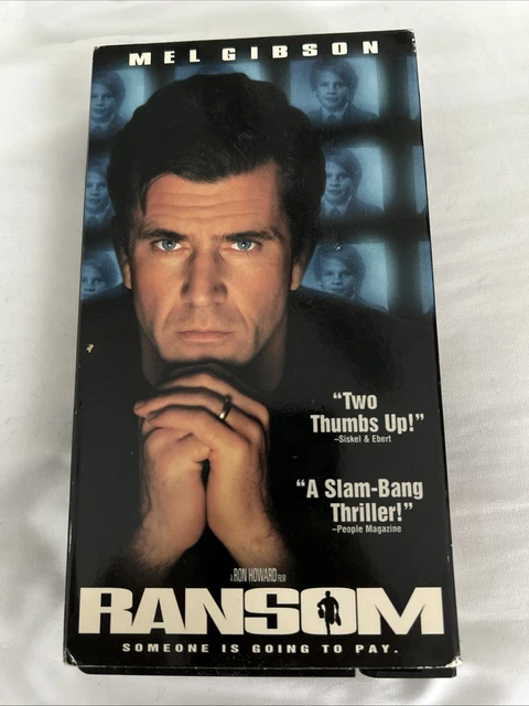 RANSOM (1997) VHS - Mel Gibson, Rene Russo, Gary Sinise - Thriller £3. ...