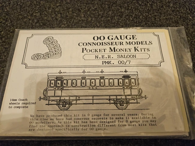 CONNOISSEUR MODELS PMK kits NER Saloon PMK.00/7, 4mm scale #1 £47.49 ...