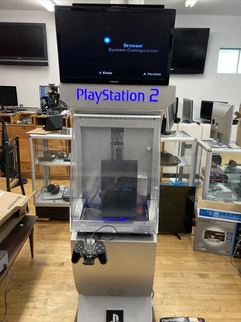 SONY PS2 PLAYSTATION 2 Rare In-Store Gaming Display Kiosk #RD97202 W ...