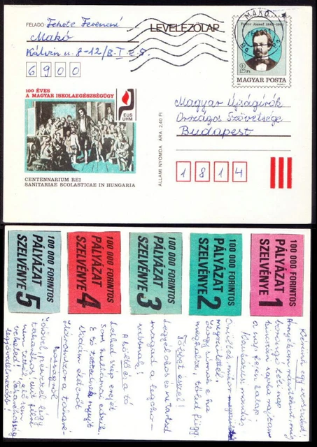 HONGRIE PRESTAMPED CARTE, Dr.Joseph Fodor, Connu Pour Ses Travail En ...