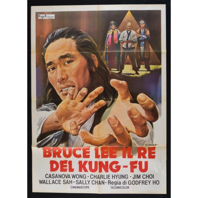 AFFICHE BRUCE LEE Le Roi Du Kung Fu Godfrey Ho Wong Hyung Choi Chen ...