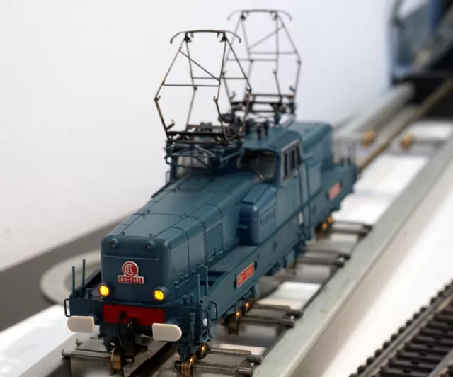 TRIX 22306 ECHELLE Ho 1/87 Locomotive Electrique Cfl Luxembourg Bb 3601 ...