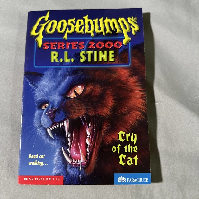 R.L. STINE GOOSEBUMPS Series 2000 #1 Cry of the Cat 1st print NO DECAL ...