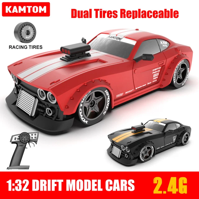KAMTOM RC DRIFT Car 1 :32 Scale 4WD High Speed Racing Car Double Wheel ...