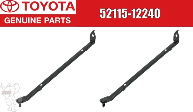 TOYOTA COROLLA CP Coupe AE86 Genuine Front Bumper Side Support Left ...