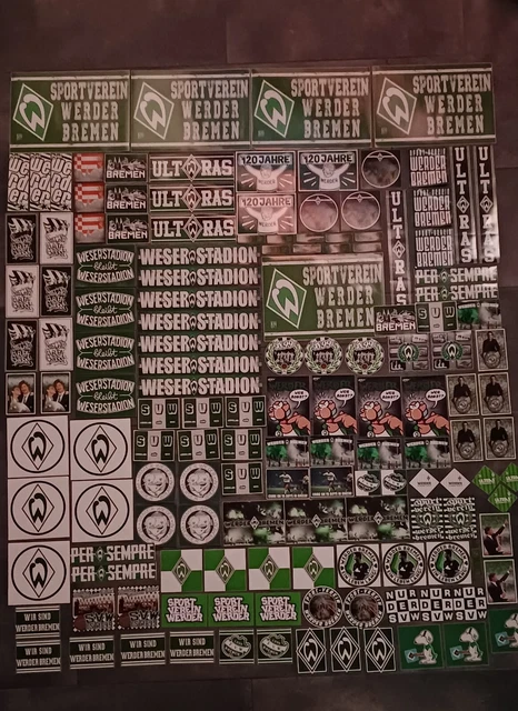 145 STICKER / Aufkleber Ultras SV Werder Bremen, Anti-HSV, kein Trikot ...