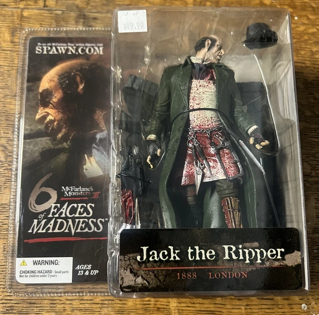 FIGURA DE ACCIÓN Jack The Ripper Mcfarlane's Monsters 111 6 Faces of ...