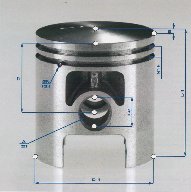 NEW PISTON SET Kit With Rings Ring For Fits Iame Engine Std Complete ...
