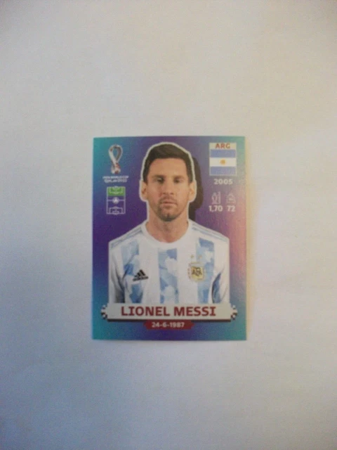 PANINI FIFA COUPE du Monde Qatar 2022 - ARG20 Lionel Messi Argentine ... PANINI FIFA COUPE du Monde Qatar 2022 - ARG20 Lionel Messi Argentine ...
